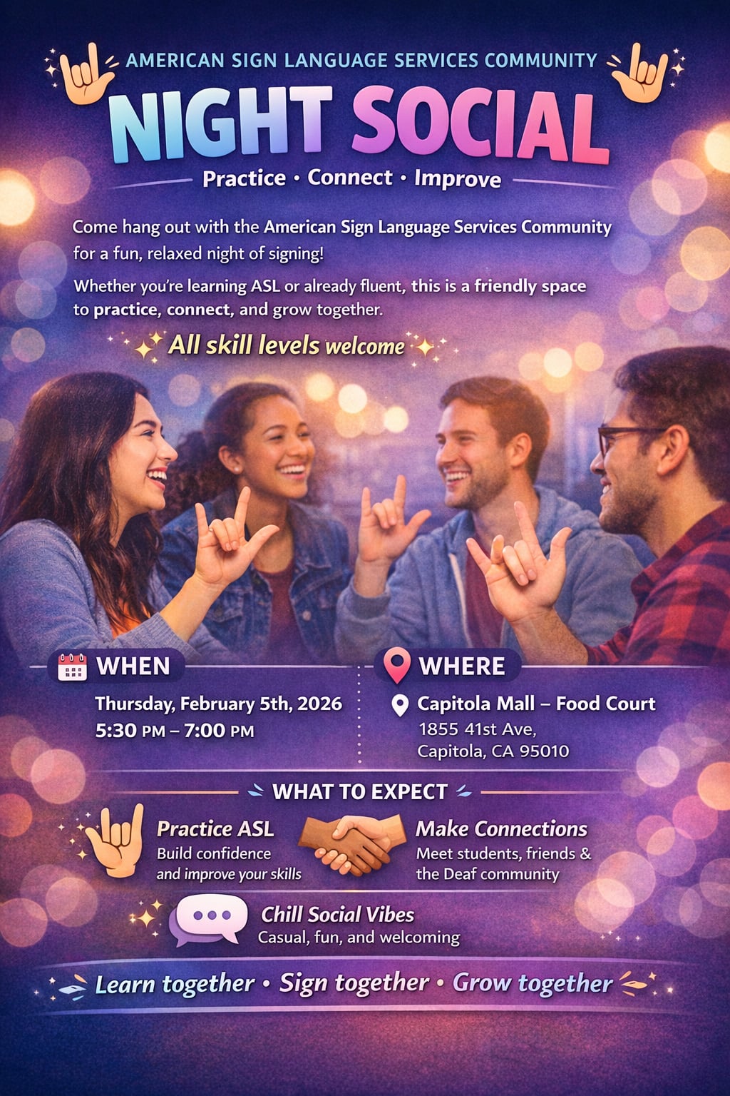 ASL Sign Language Social – TPG Online Daily